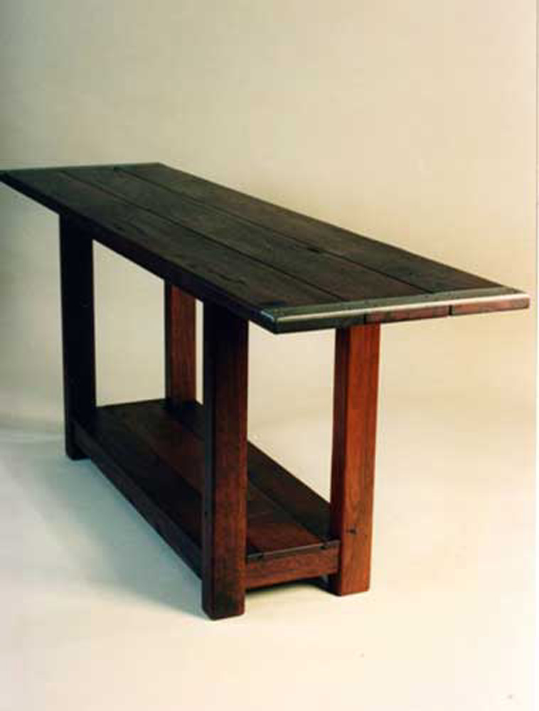 Recycled jarrah furniture, Ironwood Studio